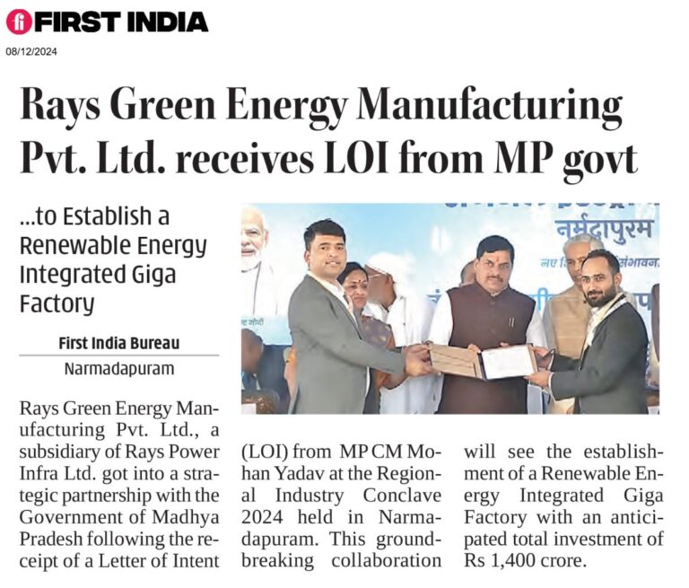 Rays Power Infra Limited – India's Leading Solar EPC Company